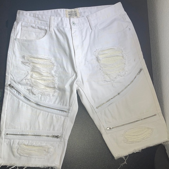 smoke rise ny | Shorts | Mens White Jean Shorts | Poshmark